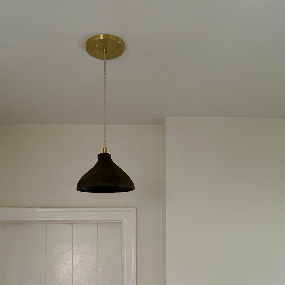 Mud Pendant Light | Ceramic Pendant | Ghana Women Artisans – TWENTY ONE ...