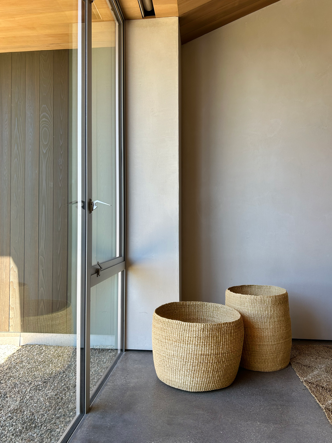 LARGE OVERSIZED HAND WOVEN BASKETS made from sustainable materials ...