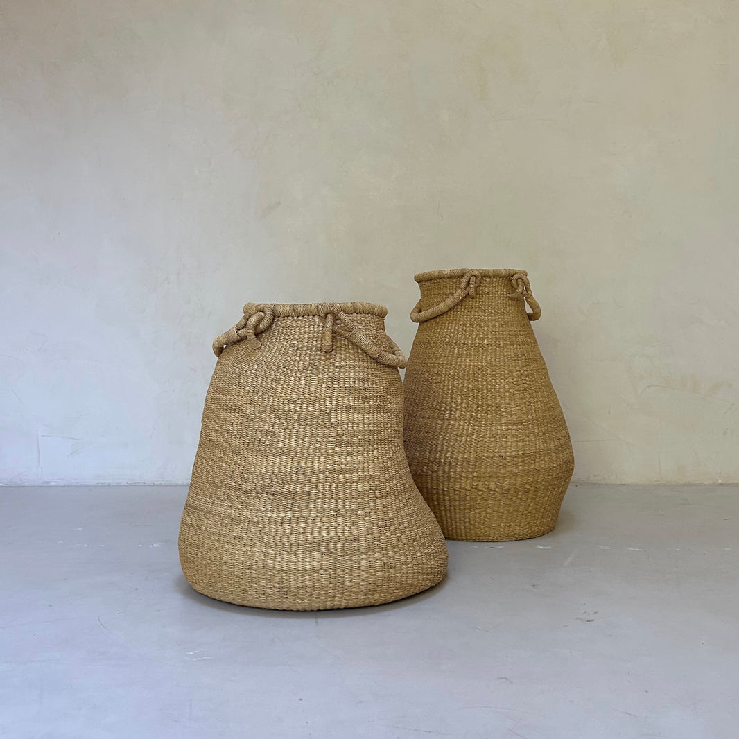 LARGE OVERSIZED HAND WOVEN BASKETS made from sustainable materials ...