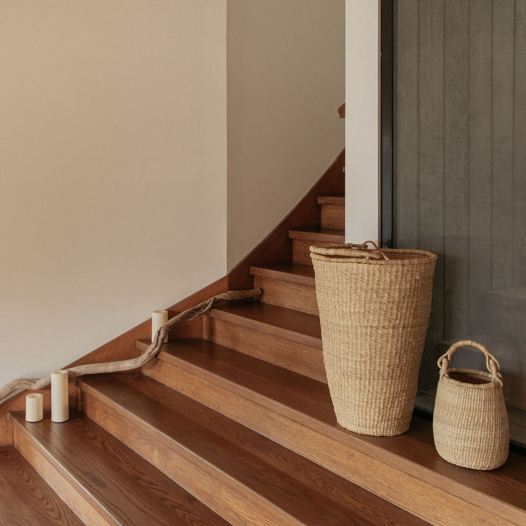 LARGE OVERSIZED HAND WOVEN BASKETS made from sustainable materials ...