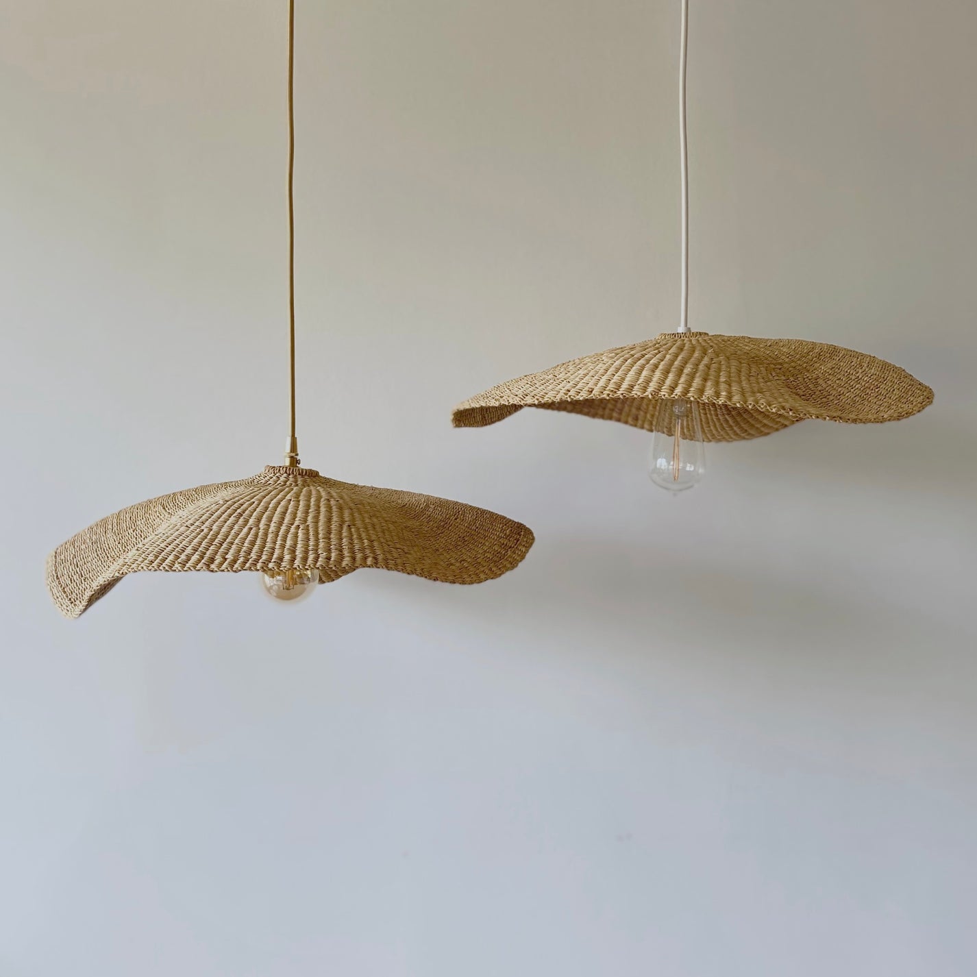 Fawn Shade | Handwoven Elephant Grass Lampshade | Ghana – TWENTY ONE TONNES