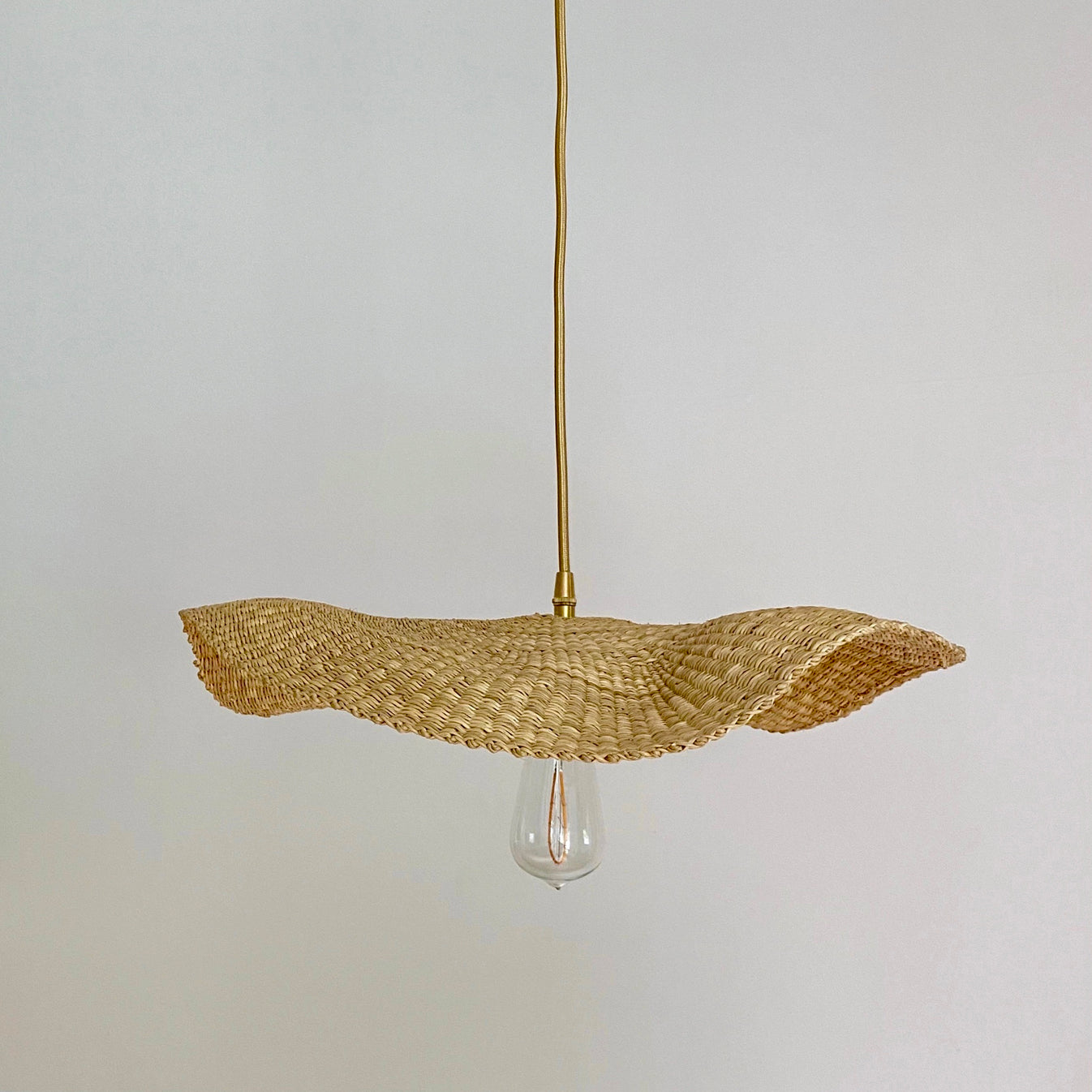 Fawn Shade | Handwoven Elephant Grass Lampshade | Ghana – TWENTY ONE TONNES