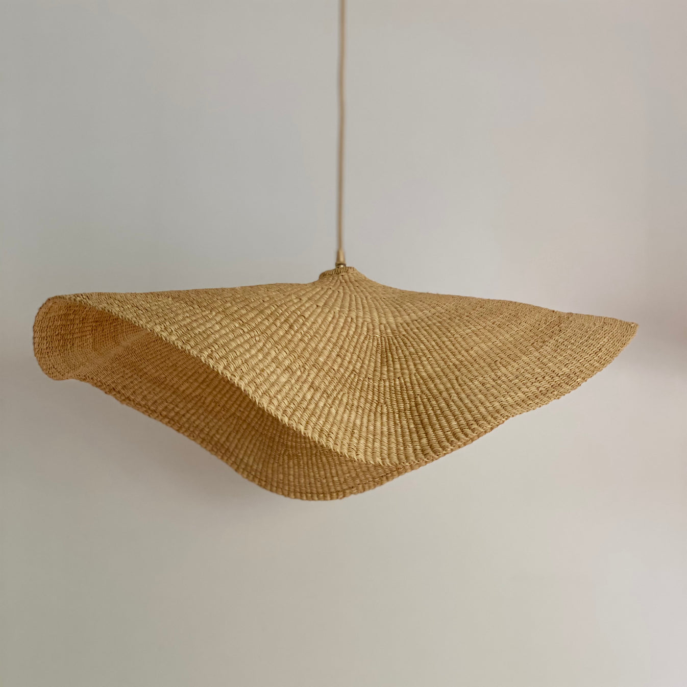 Fawn Shade | Handwoven Elephant Grass Lampshade | Ghana – TWENTY ONE TONNES